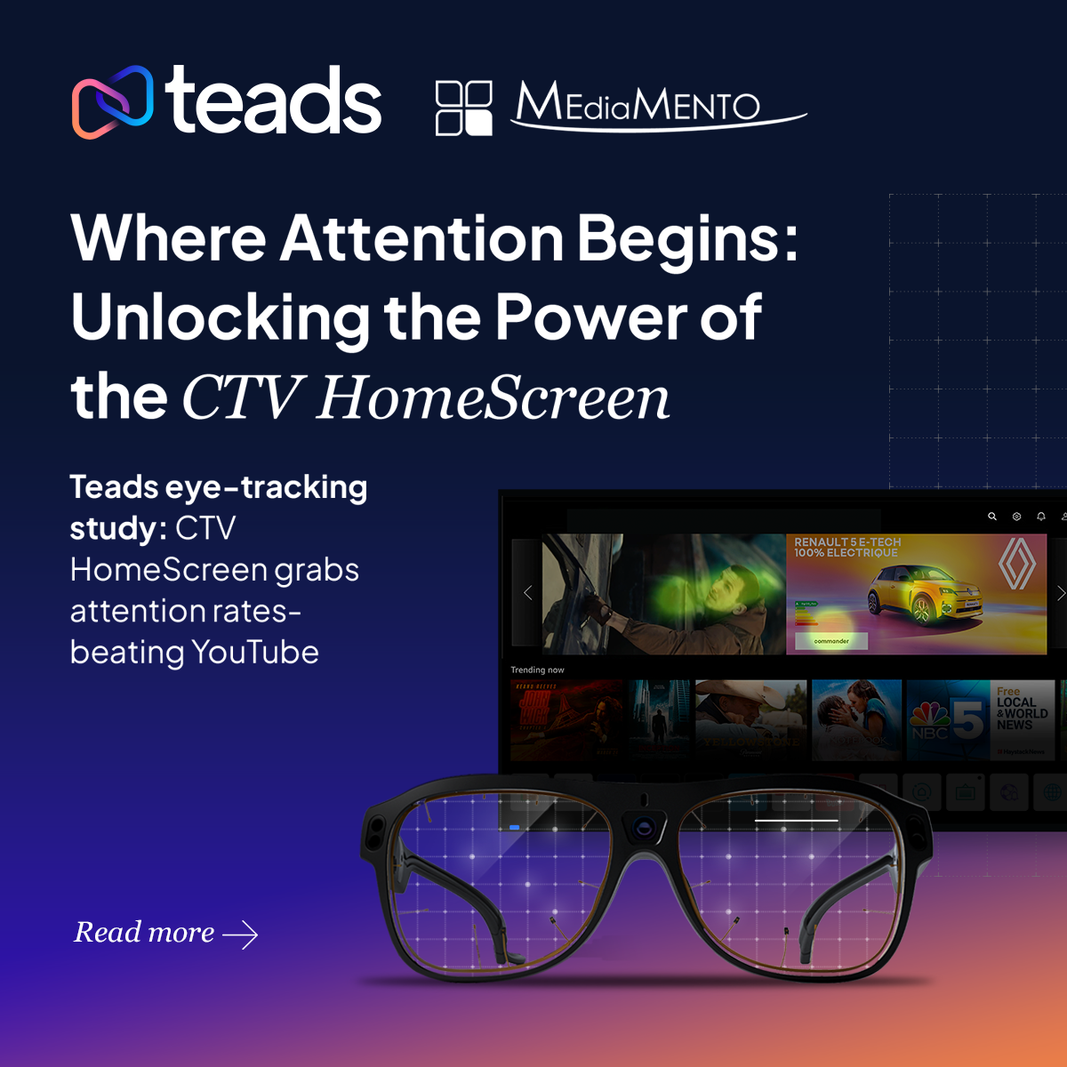New Study: Teads’ CTV HomeScreen Drives Superior Attention and Brand ...