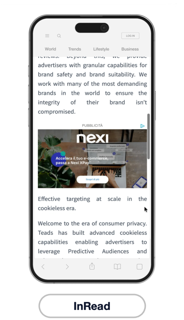 Case Study Nexi with Teads – Teads
